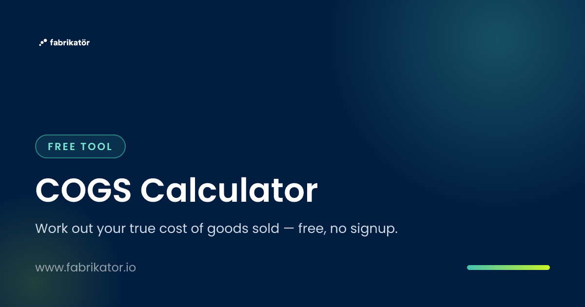 Free Tool: COGS Calculator (LIFO, FIFO, Weighted Average)